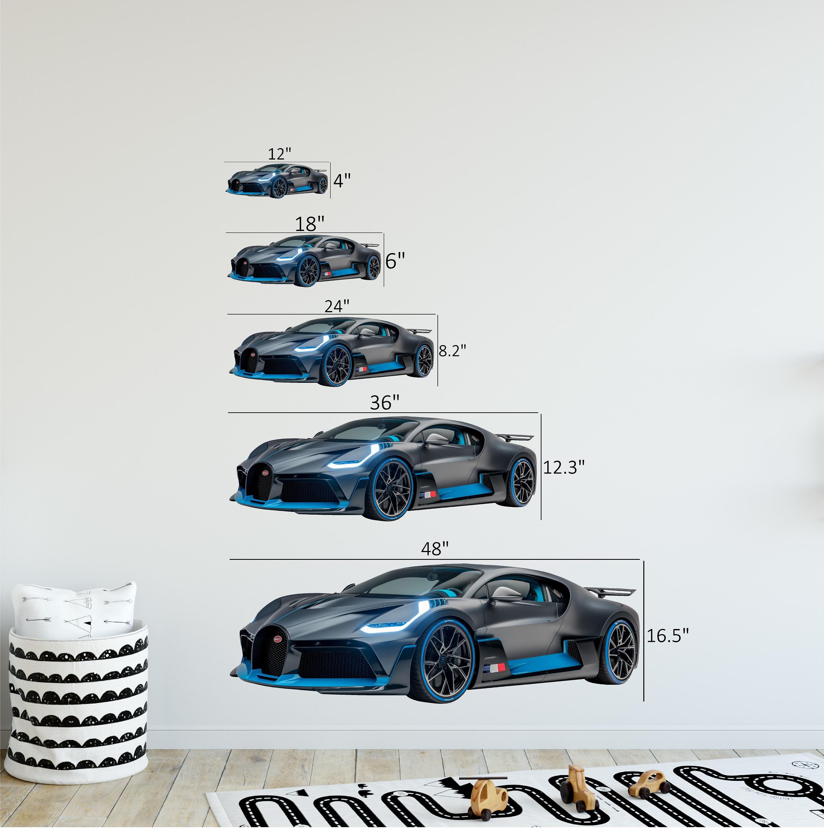 Bugatti Divo Wall Decal Luxury Hyper Exotic Sports Car - Etsy