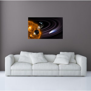 Mini-mural Solar System 1 Wall Graphic Planet Vinyl Sticker - Etsy