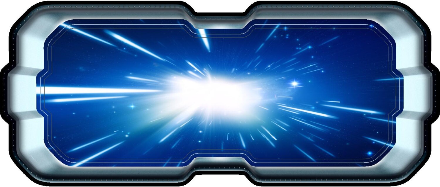 Spacescape Light Speed Hyper Space #1 Wall Decal Sticker Warp Drive ...