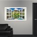 Window Scape Mountain Lake 2 Wall Decal 3D Sticker Mountain - Etsy