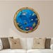 Port Scape Ocean Life Porthole Window Wall Sticker Decal Graphic ...