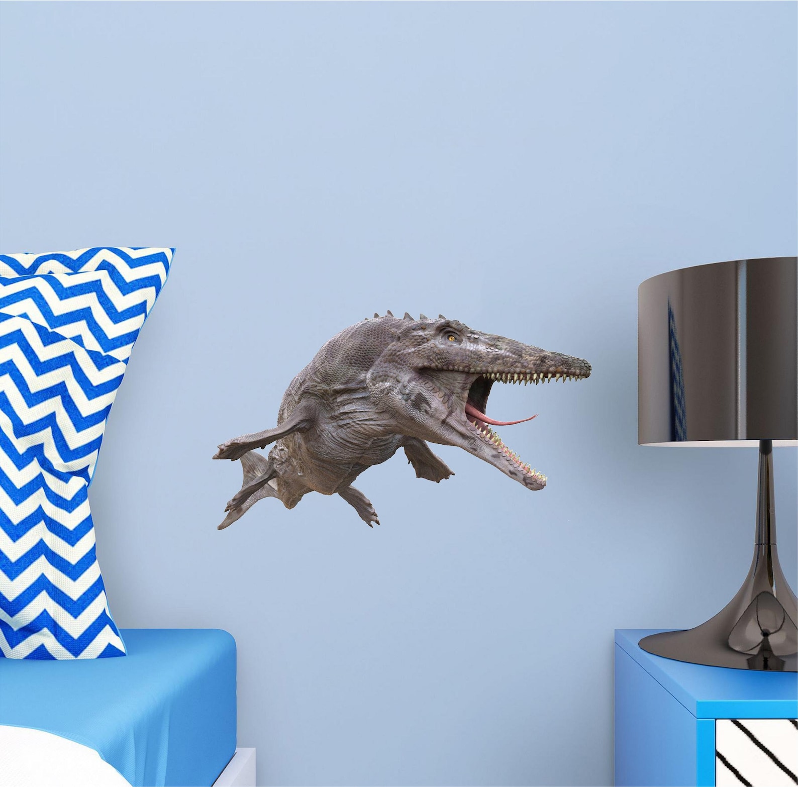 Mosasaurus 3D Dinosaur Wall Decal Sticker Jurassic Marine | Etsy