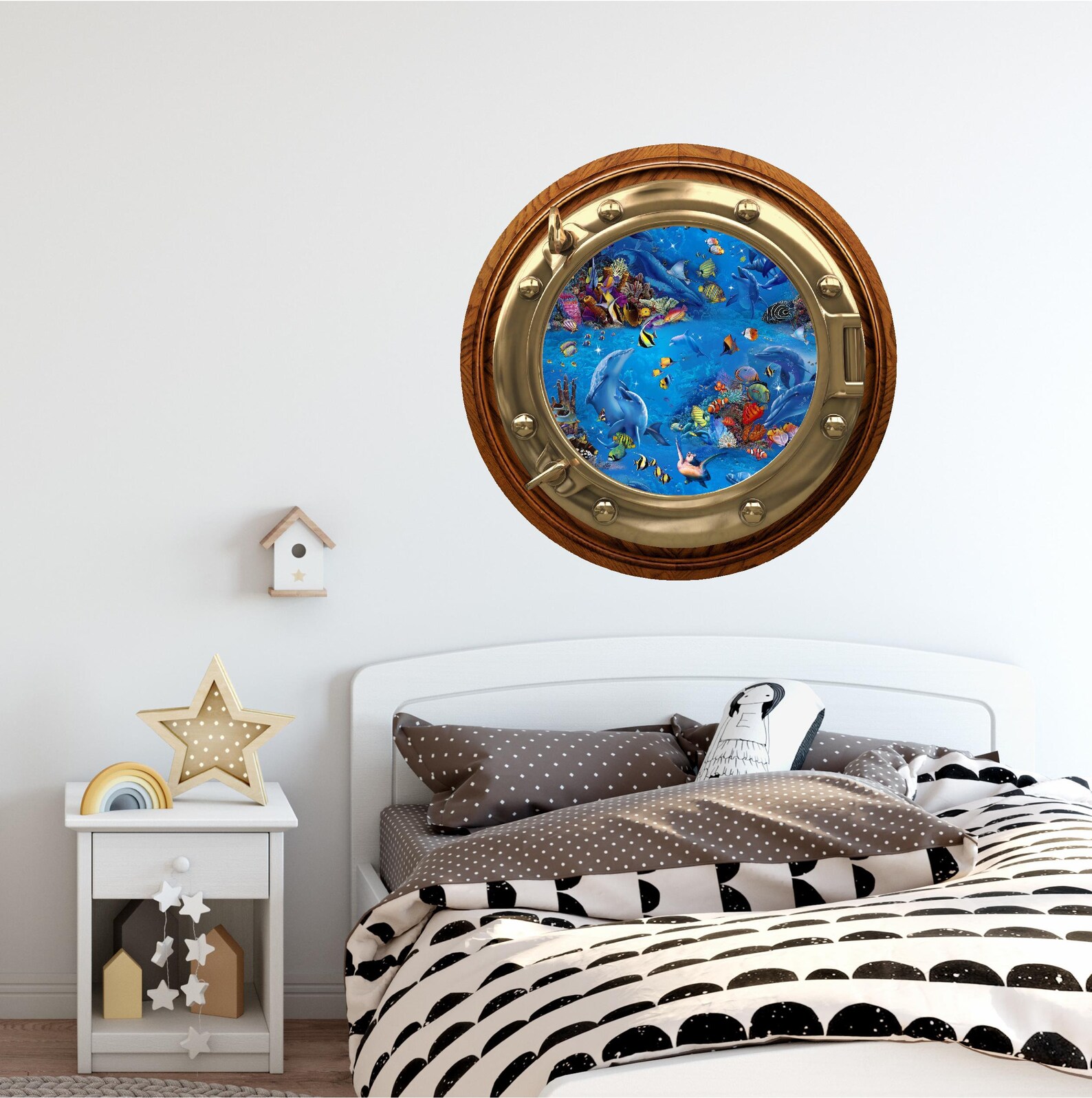 Porthole 3D Window Wall Sticker Decal Under the Sea 1 Port | Etsy