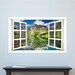 Window Scape Mountain Lake 2 Wall Decal 3D Sticker Mountain - Etsy