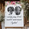 50th Birthday Signature Board Printable, Minimal 50th Birthday Photo ...