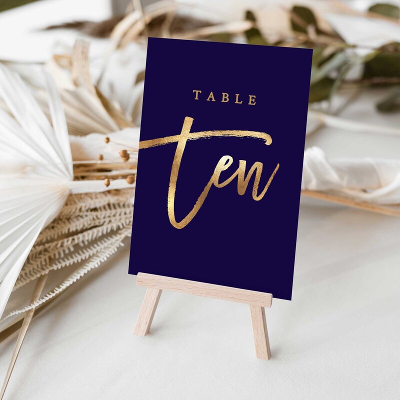 Diy Table Numbers - Etsy