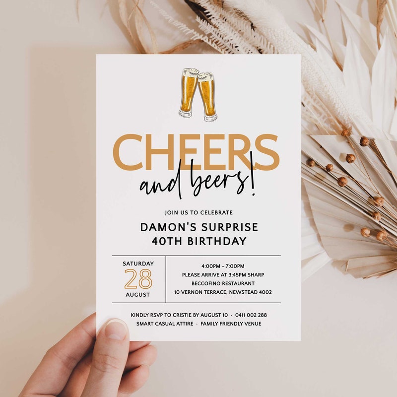 Beer Invitation - Etsy