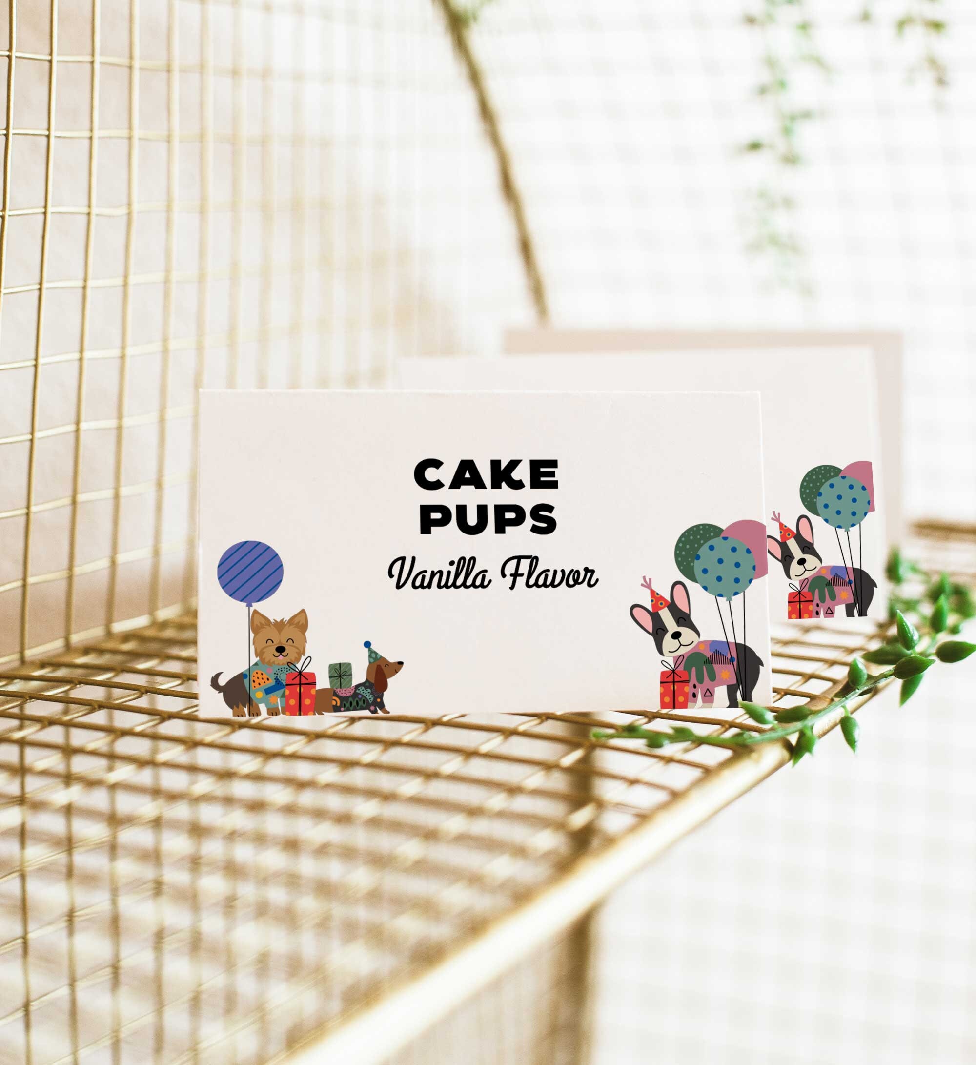 Puppy Birthday Favor Tags, Puppy Pawty Favour Tags, Puppy Thank You Tag ...