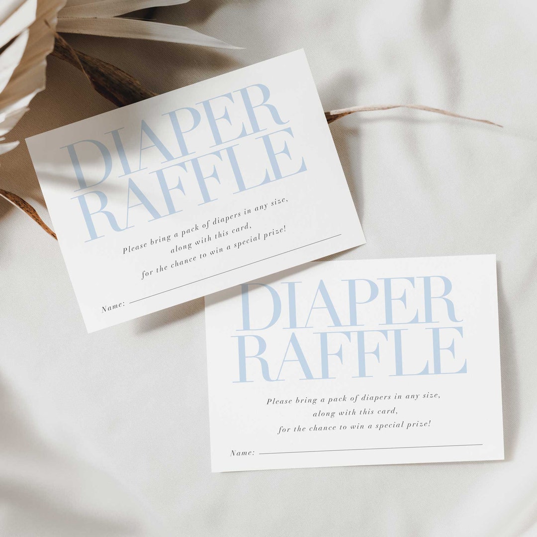 OH BABY Diaper Raffle Sign, Simple Baby Shower Diaper Raffle, Baby ...