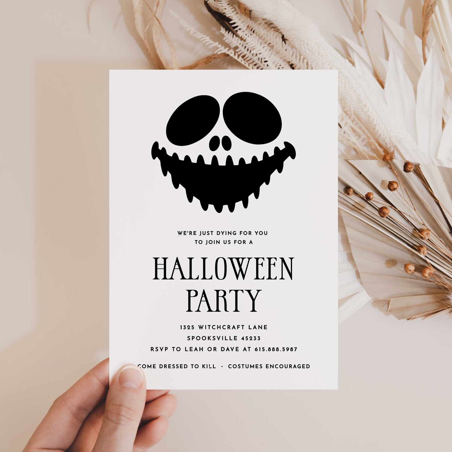 Adult Halloween Party Invitation Printable Halloween - Etsy