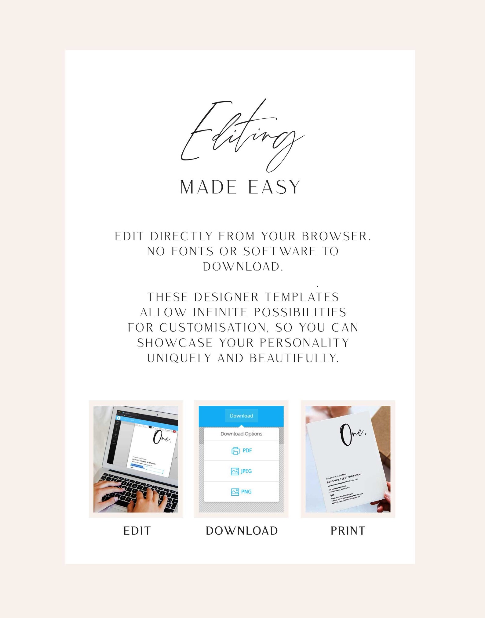 Simple Funeral Program Template Modern Funeral Program | Etsy Australia