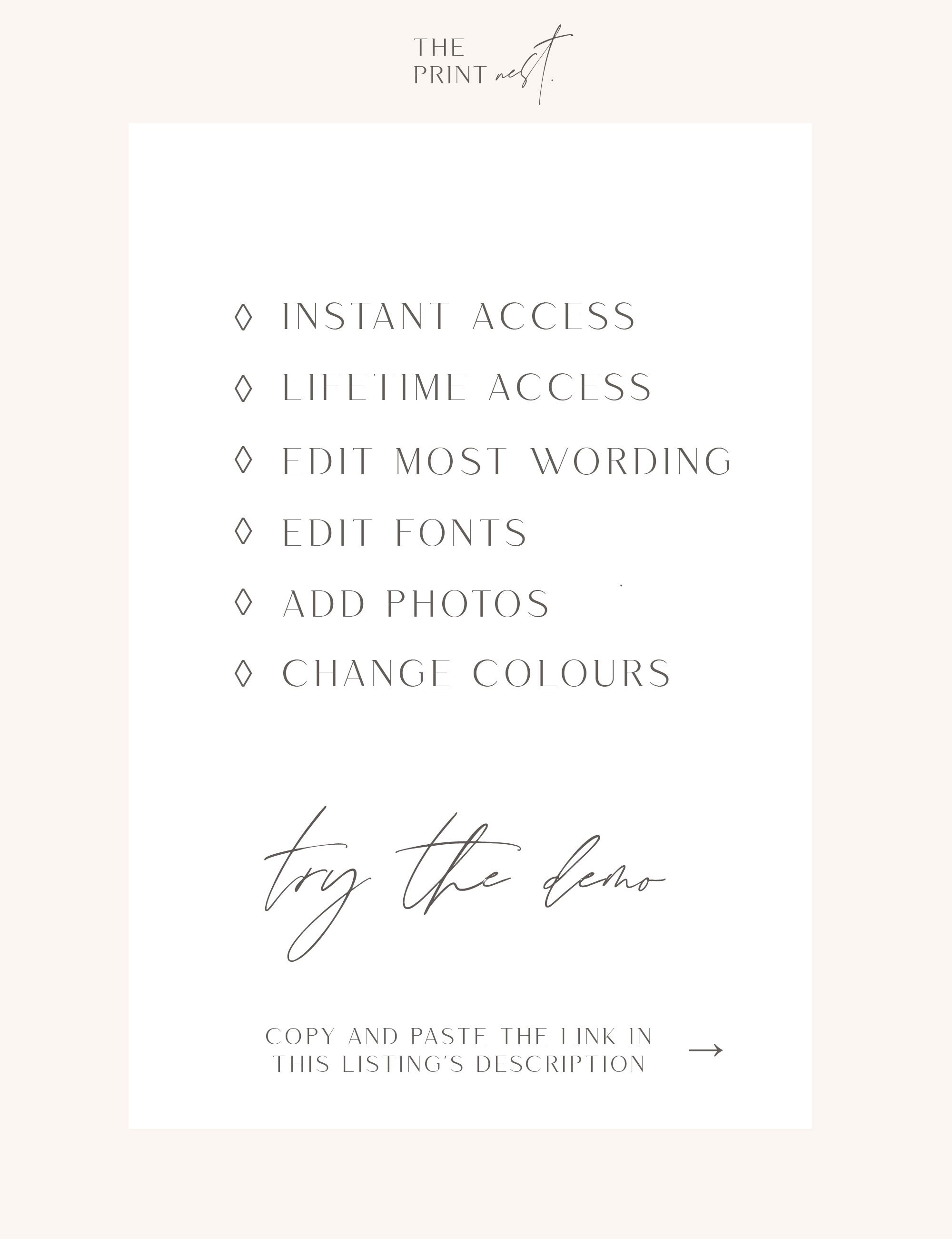 AVA Save the Date Minimalist Save the Date Photo Save the | Etsy