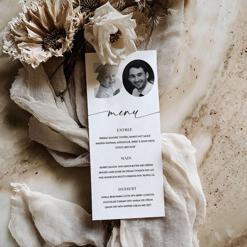 Drink Menu for 30th Birthday, 30th Birthday Menu, 30th Menu DL, 30th ...
