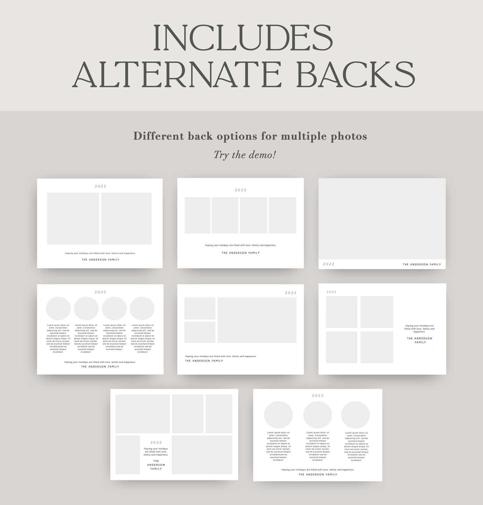 EDITABLE Happy New Year Photo Card Happiest New Year | Etsy