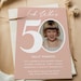 50th Invitation With Photo for Women, Look Who's 50, Female 50th ...