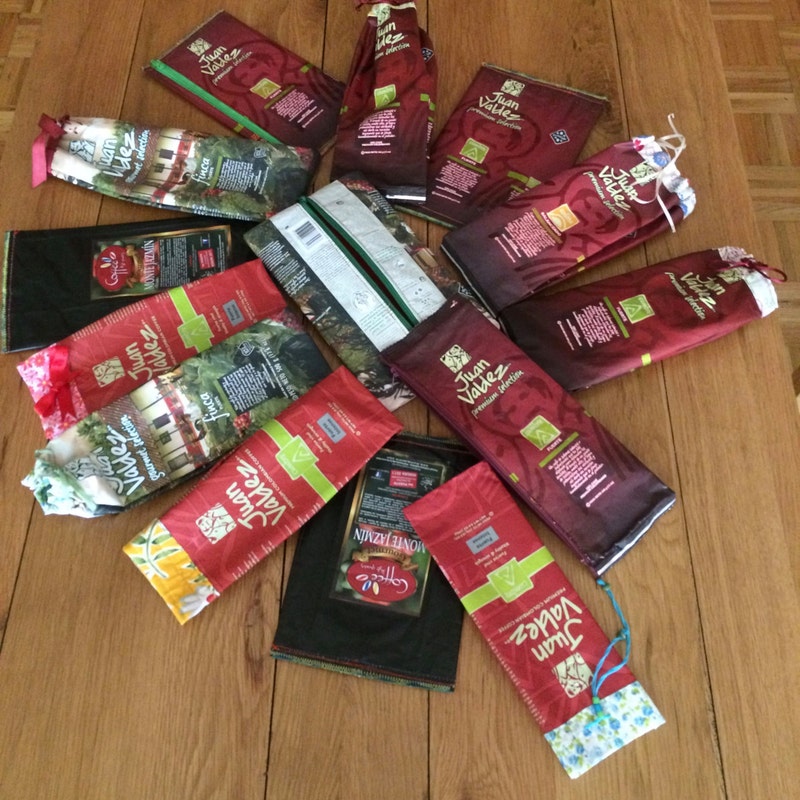 Upcycled Coffee Bags - Etsy