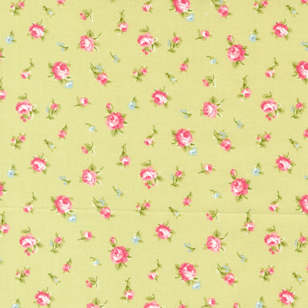 Moda, Ellie, Yellow Green, by Brenda Riddle 18761 14, Sold by 1/2 Yard ...