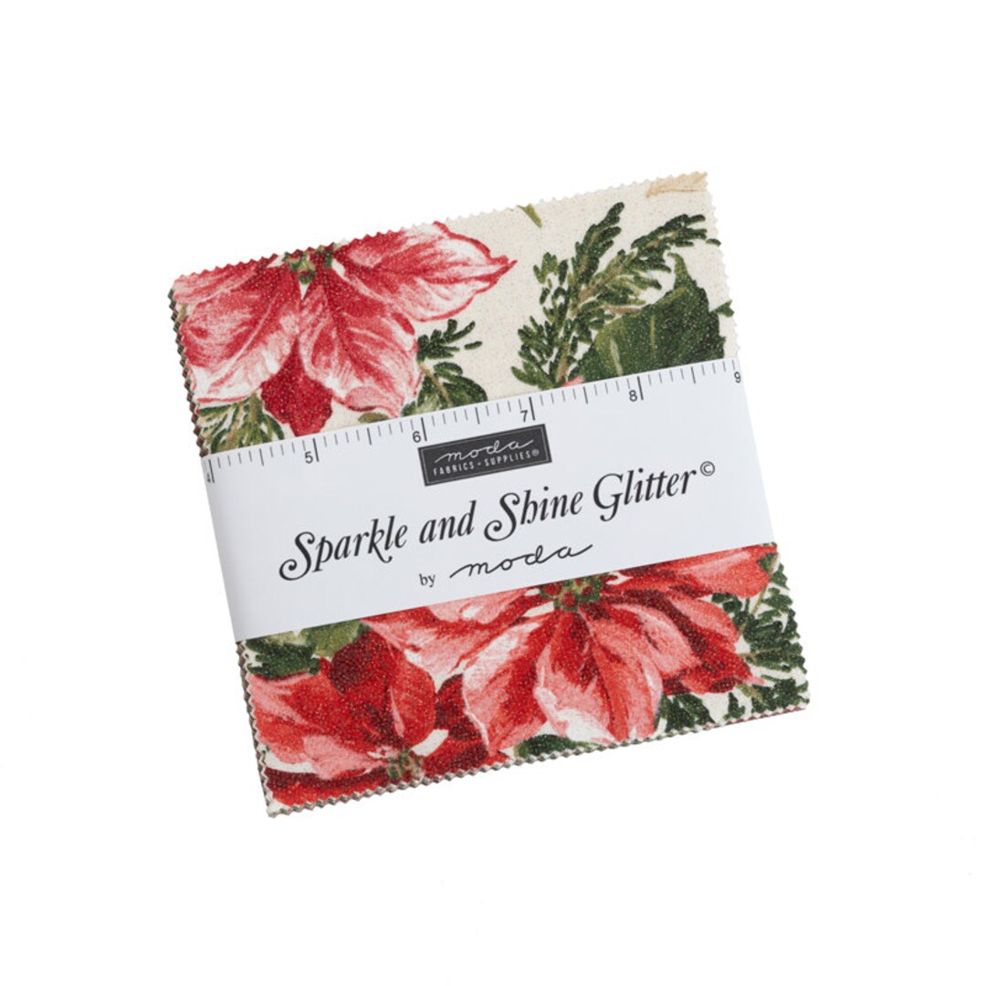 Moda Sparkle Shine Glitter Charm Pack, Charm Pack Has 42- 5 Inch Blocks ...