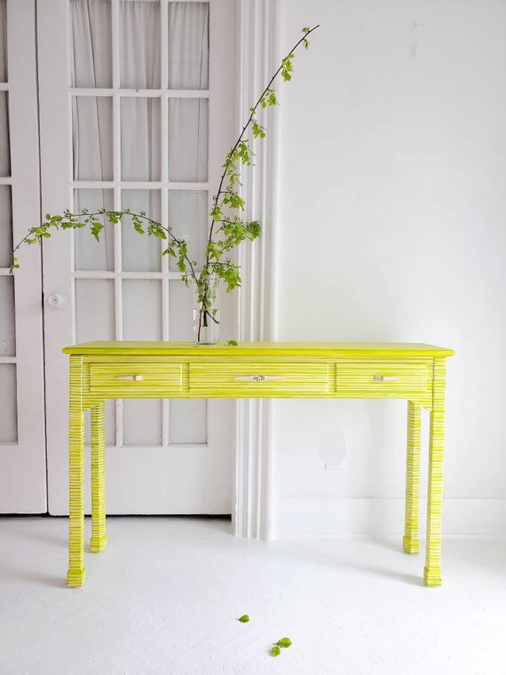 Yellow console table store