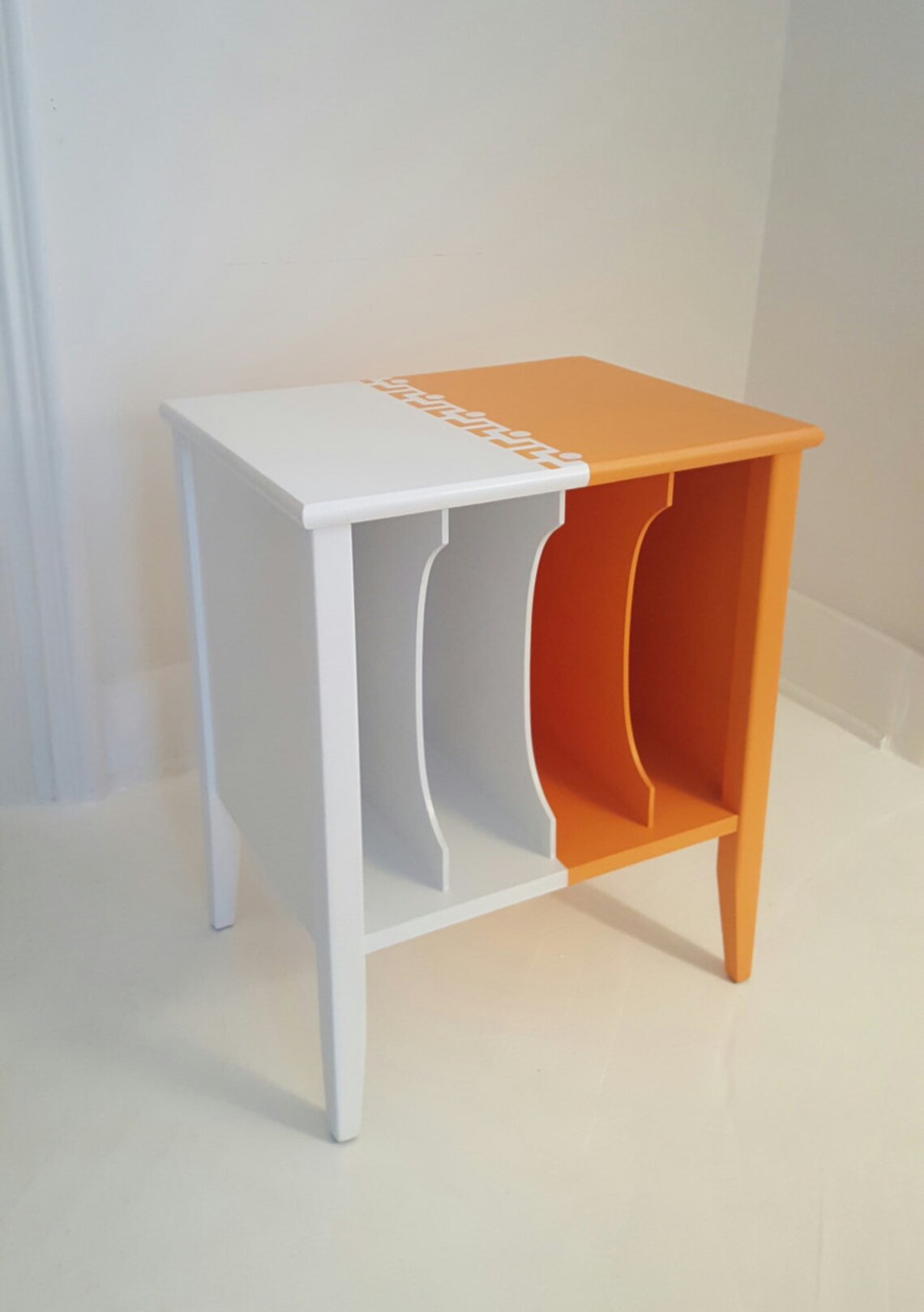 Sold. #mid Century Record Cabinet, Vintage Lp Storage, Media Console ...