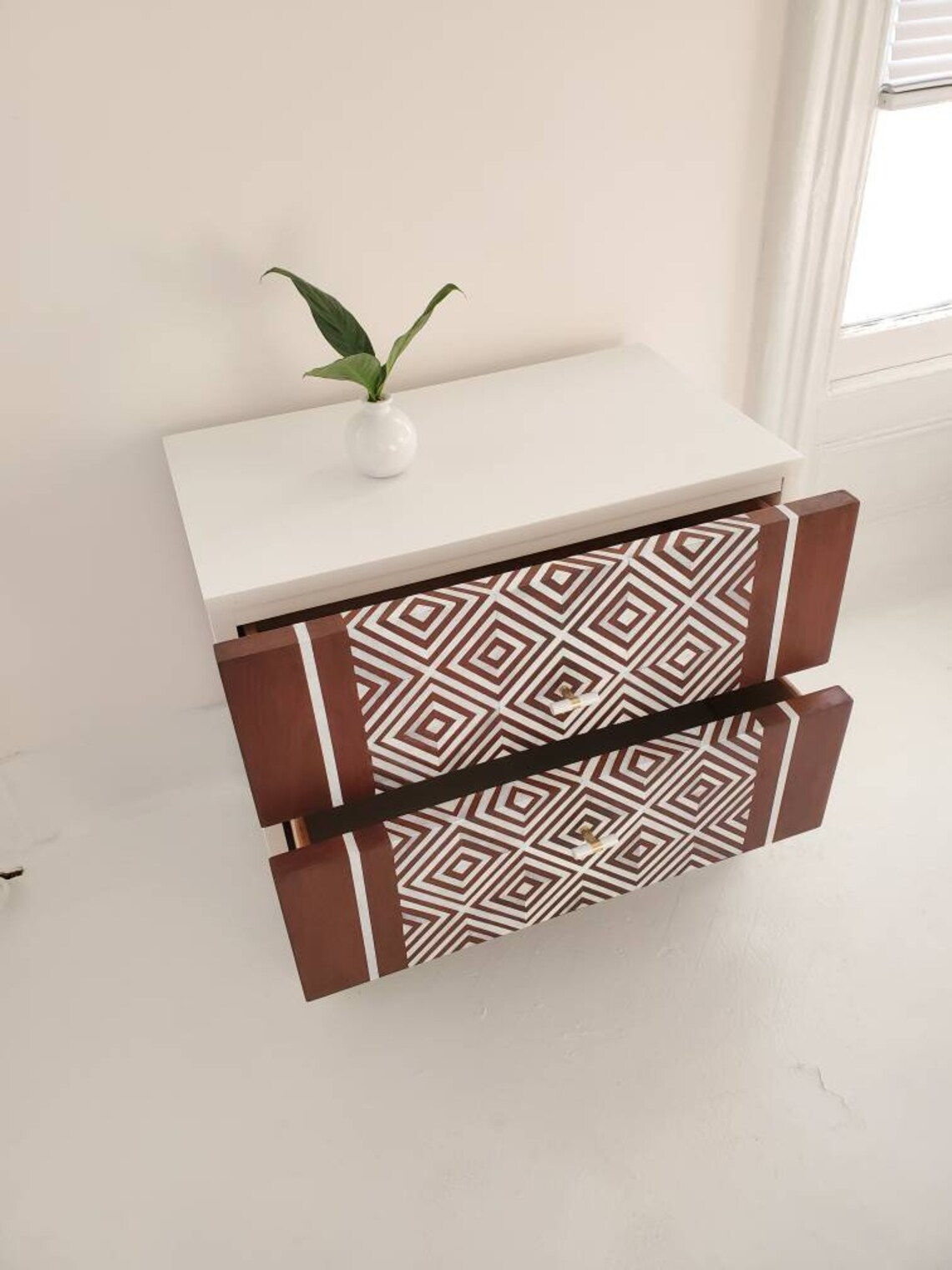 Scandinavian Night Stand Custom Ordermodern Boho - Etsy