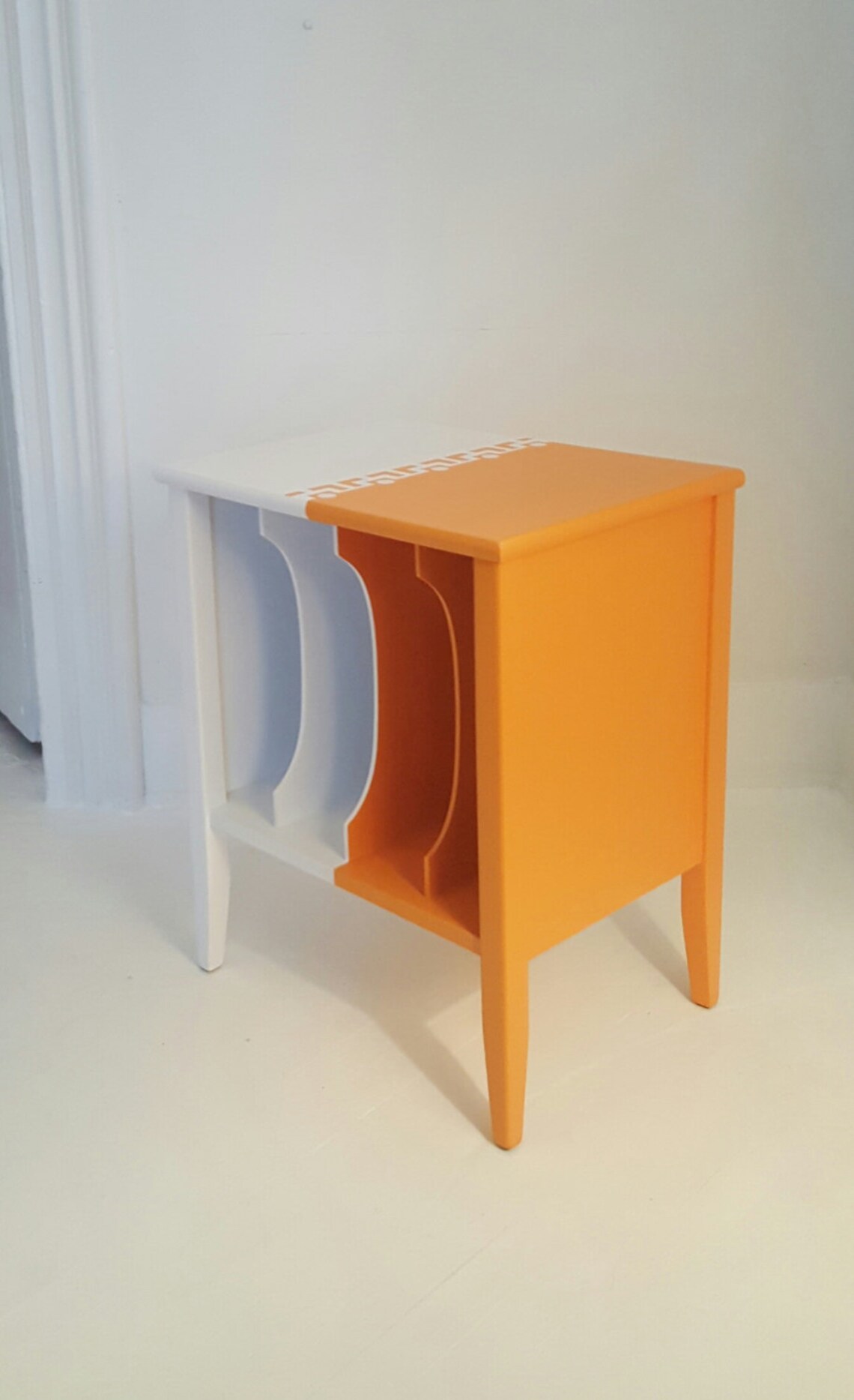 Sold. mid Century Record Cabinet Vintage Lp Storage Media - Etsy