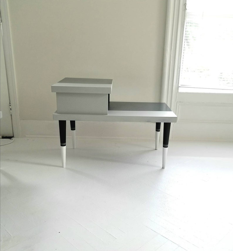 Mid Century Modern End Tables, Vintage Mcm Tables, Nightstand, Painted ...