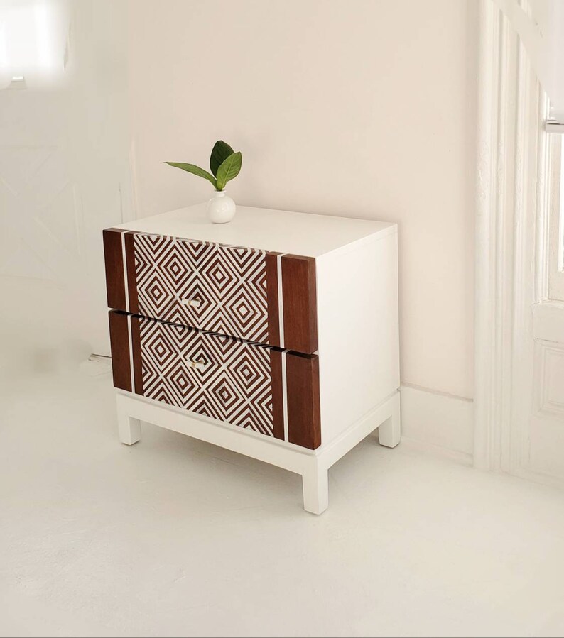 Scandinavian Night Stand Custom Ordermodern Boho - Etsy