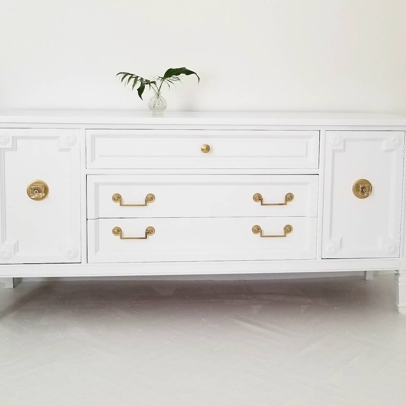 White Credenza - Etsy