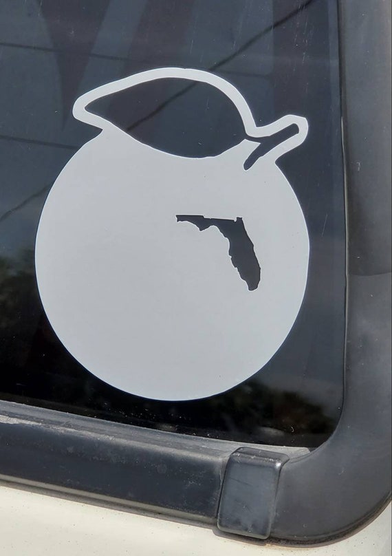 Florida Orange Decal 4 | Etsy