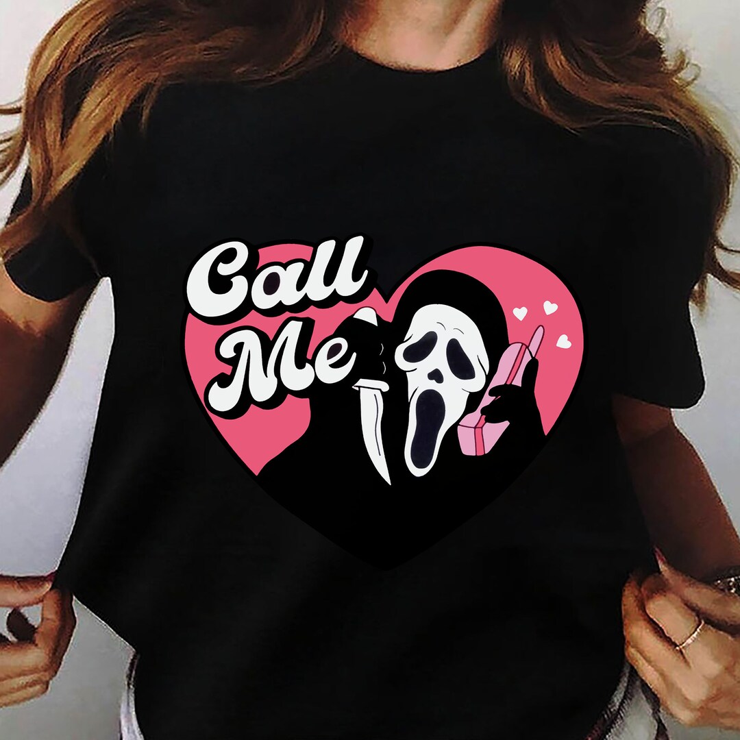 Ghostface Scream Movie Png, Ghostface Valentine Svg, Call Me, Horror ...
