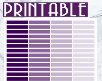 Purple Headers - Etsy