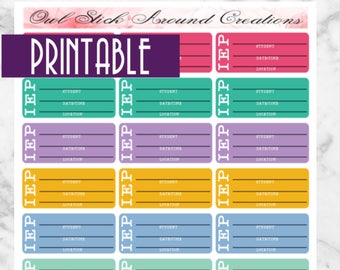 Iep Teacher Planner - Etsy