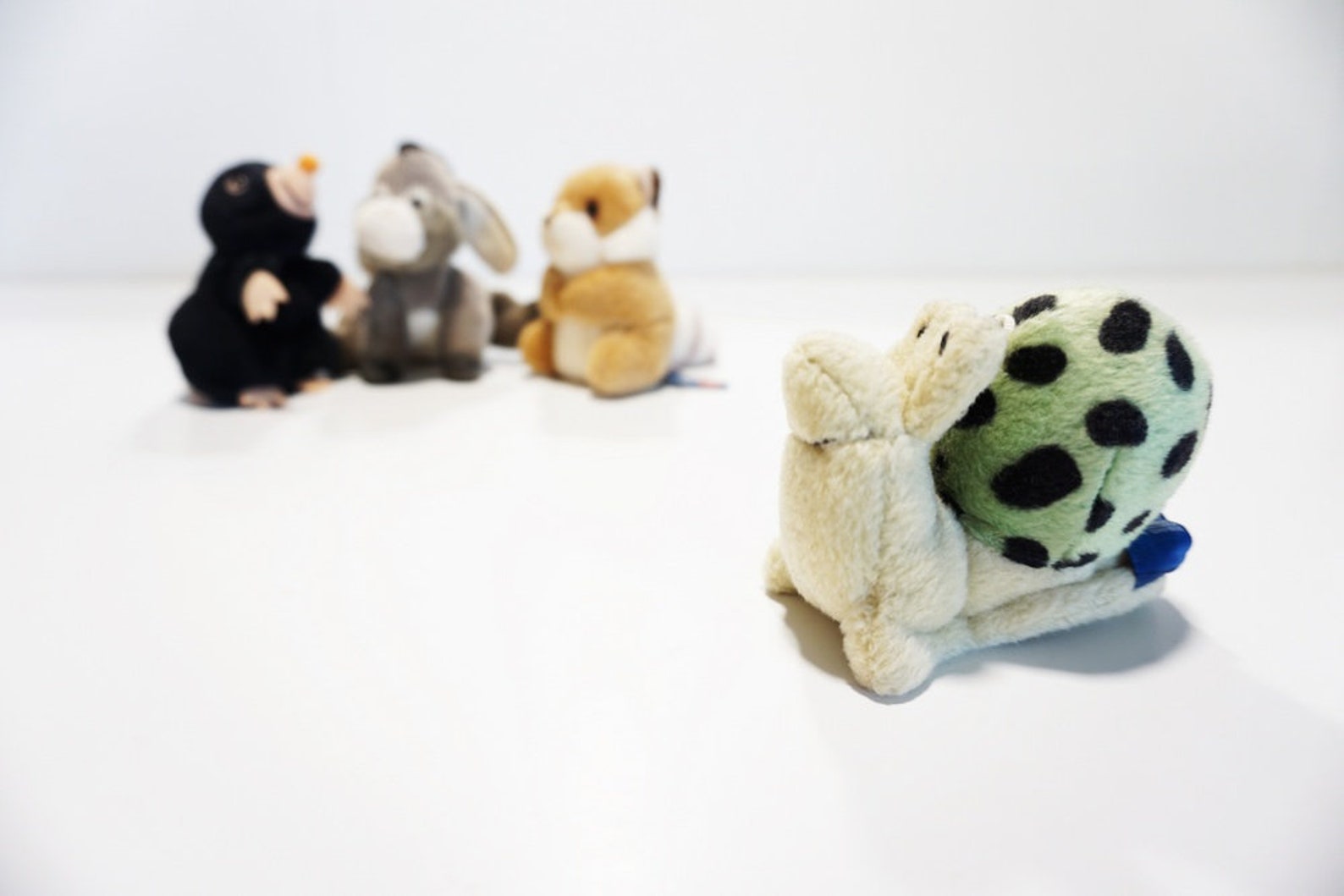 1 Stuffed Animal - Plush Mini Trudi - Mole - Donkey - Snail - Raccoon ...