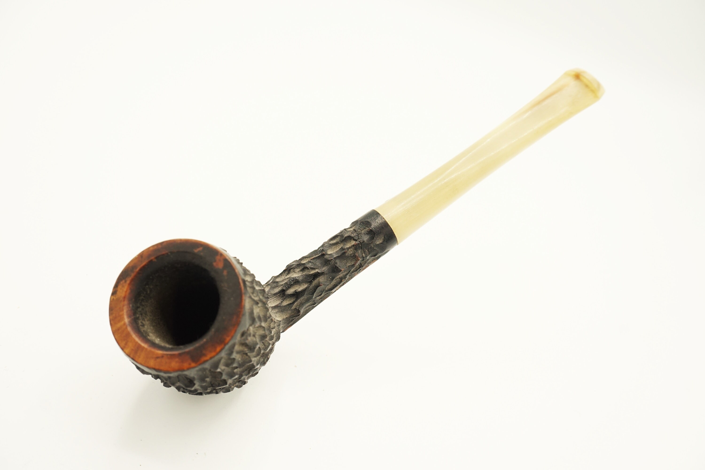 1 Handmade Italian Briar and Horn Pipe 1963 Made in Italy Pipe ...