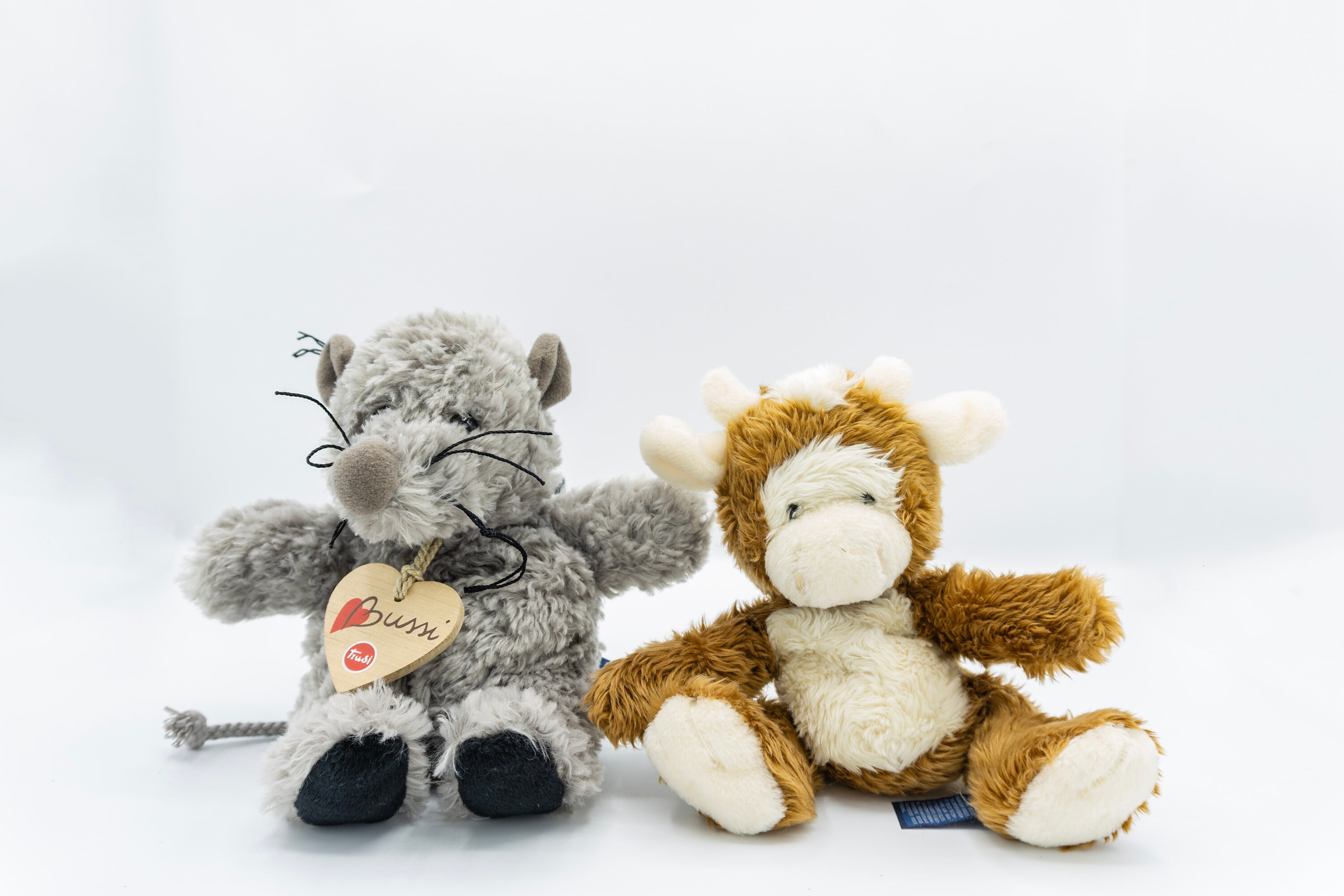 1 Stuffed Animal Mouse Cow Plush Original Mini Trudi Trudi Stuffed ...