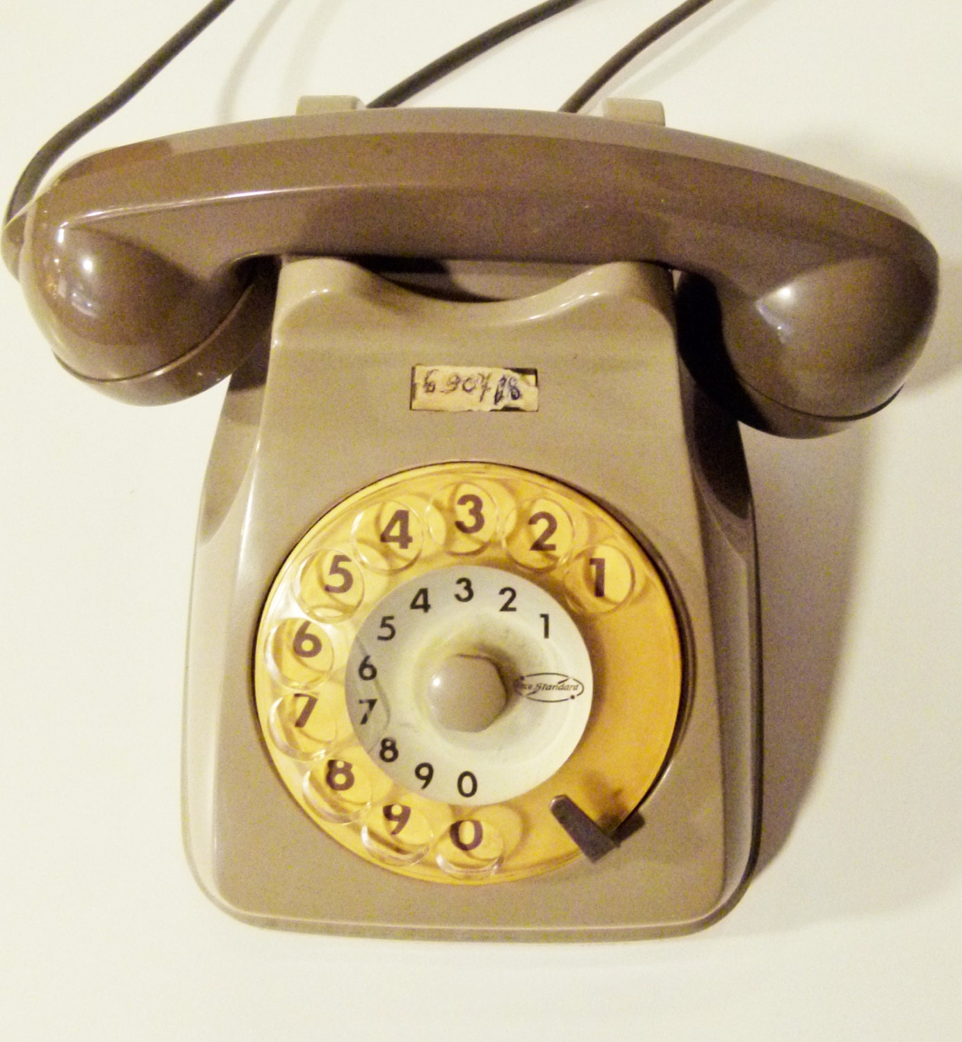 1 Grey Rotary Phone SIP '60 Bigrigio F63 Home Decor Vintage Retro ...