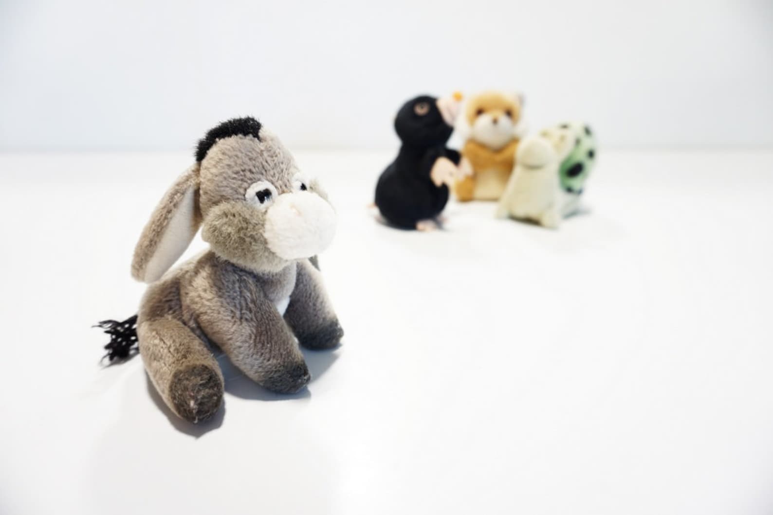 1 Stuffed Animal - Plush Mini Trudi - Mole - Donkey - Snail - Raccoon ...