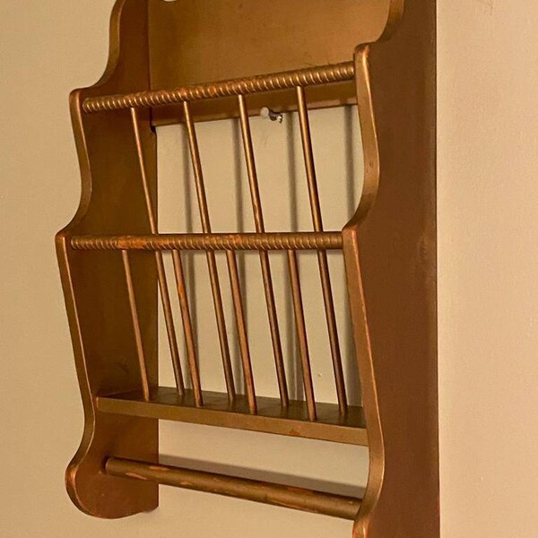 Wall Magazine Rack - Etsy