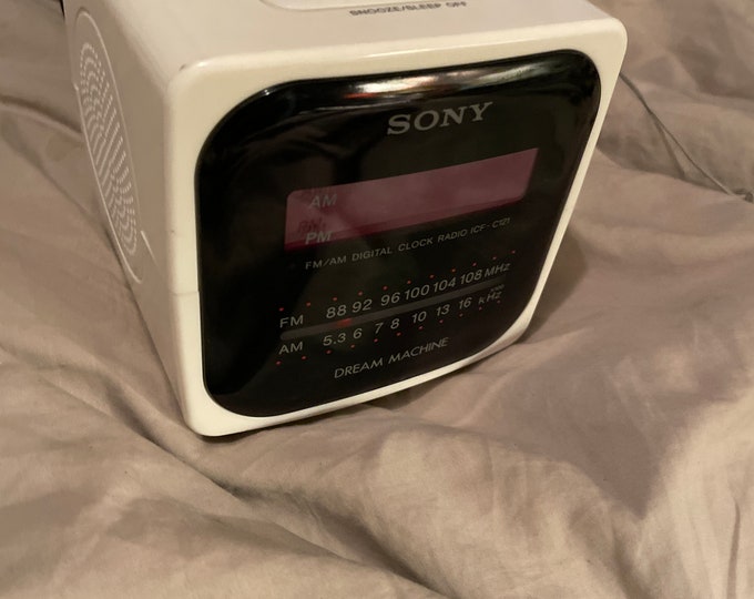 Sony Dream Machine Clock Radio Model ICF-C121 Amazing Condition! #BV - Etsy