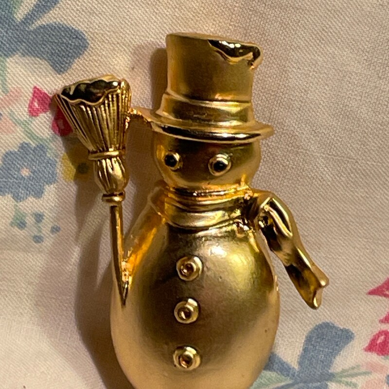 Snowman Pin - Etsy