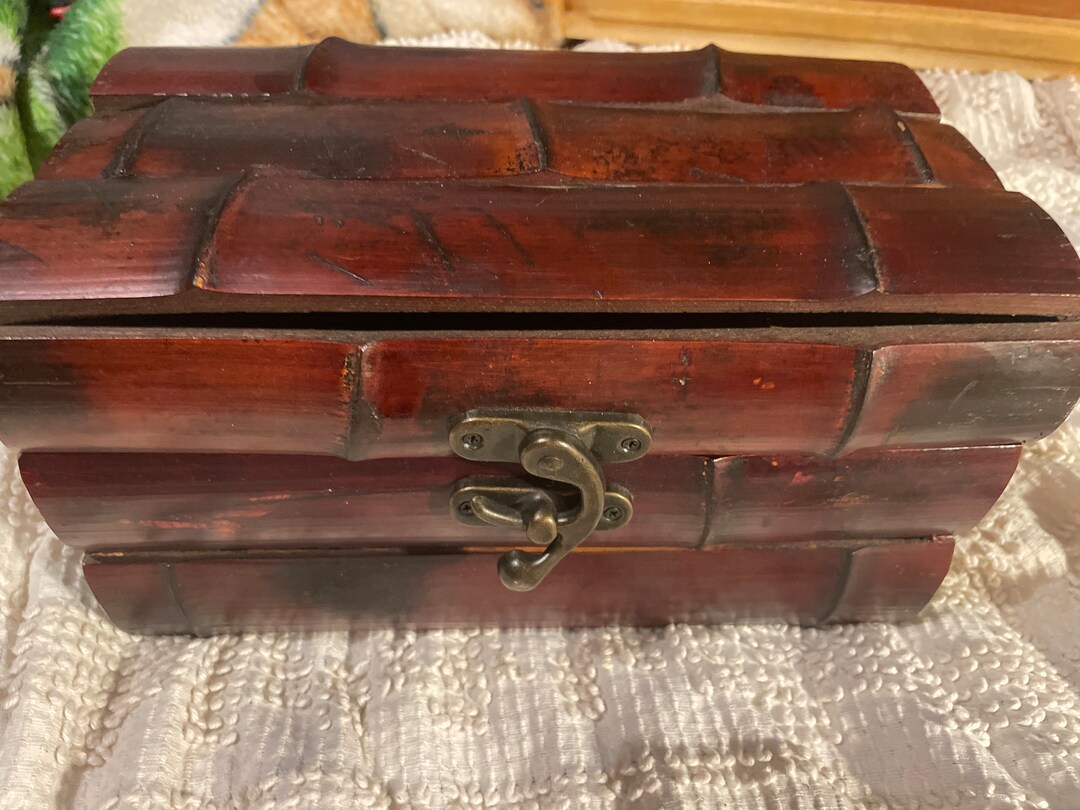1980s Rattan Bamboo Catchall Storage Display Box BV - Etsy