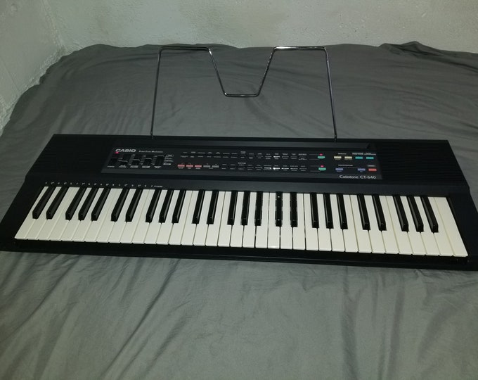 Vintage Casio CT-640 Synthesizer Keyboard - Etsy