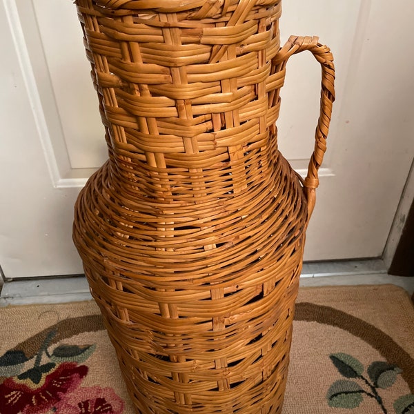 Wicker Jug - Etsy