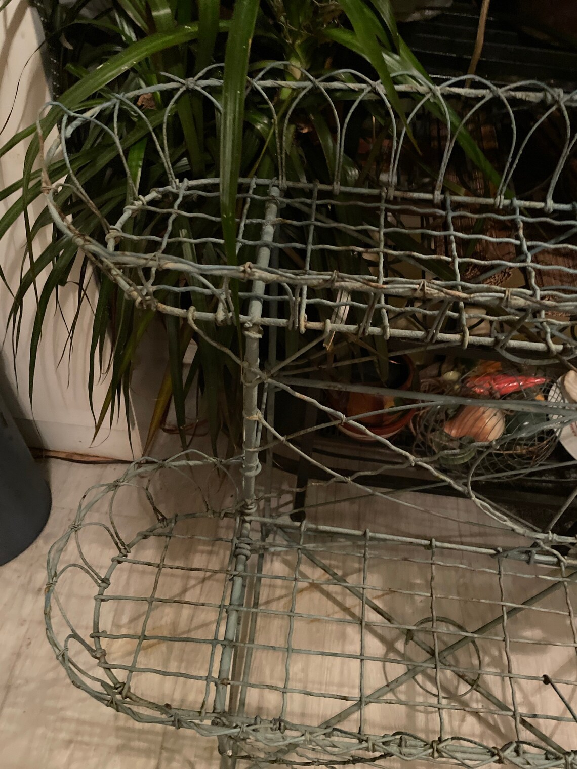 1900s French Wire Ware Two Tier Plant Stand Holder Display - Etsy