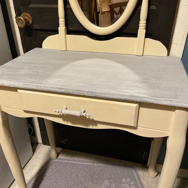 Painted Desk - Etsy