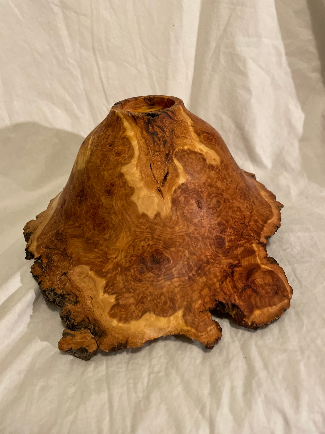 Ken Whitten Alaska Artist Hand Carved Lathed Wooden Bowl | Etsy