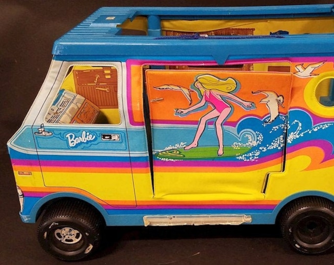 Vintage 1972 Barbie Beach Bus - Etsy