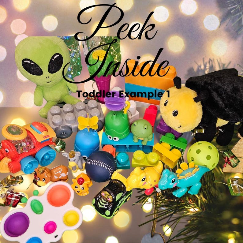 Surprise Pre-filled Stocking Vintage Toddler Toys - Etsy