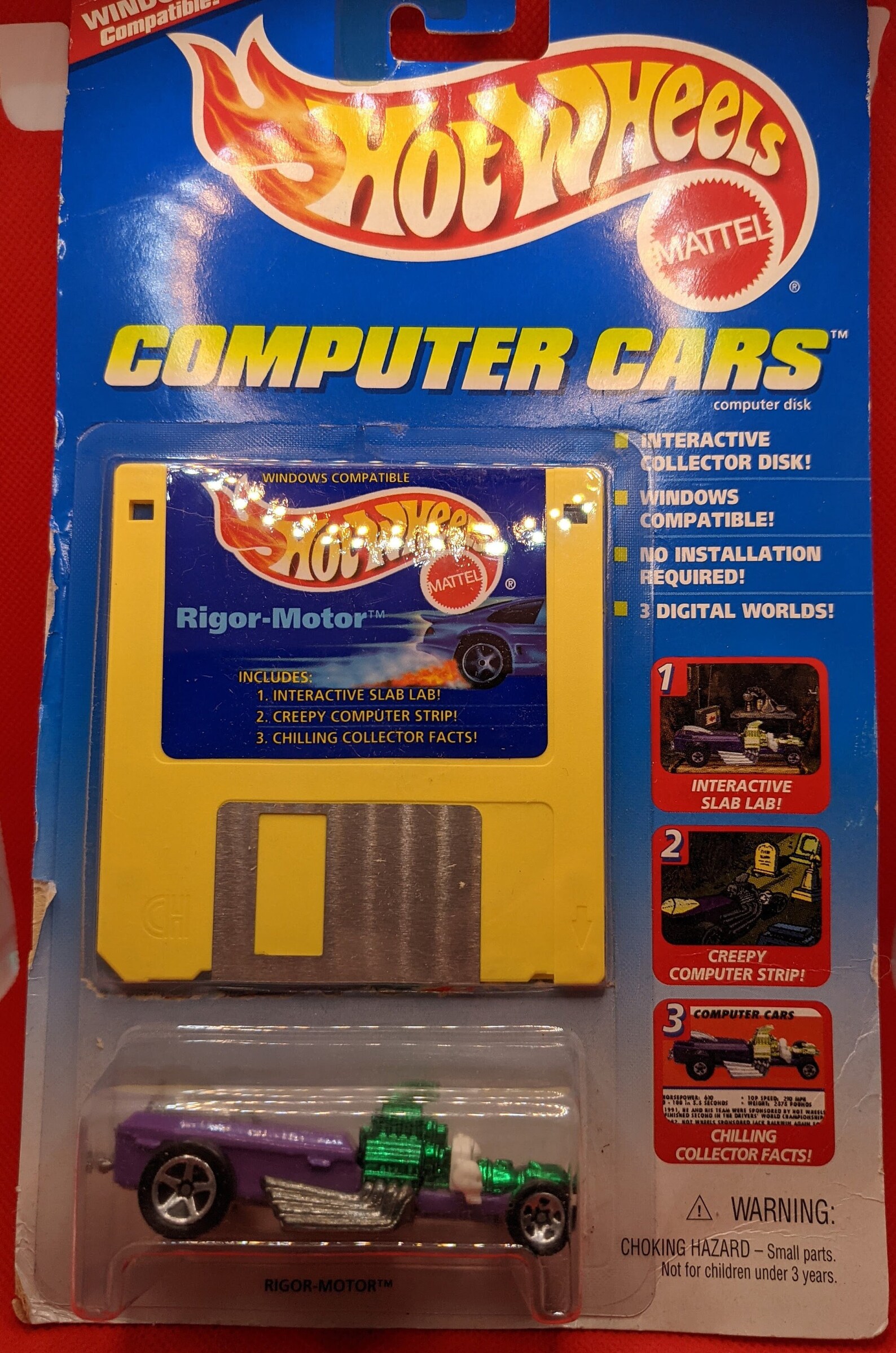 Vintage 1995 Hot Wheels Computer Cars with Floppy Disc | Etsy